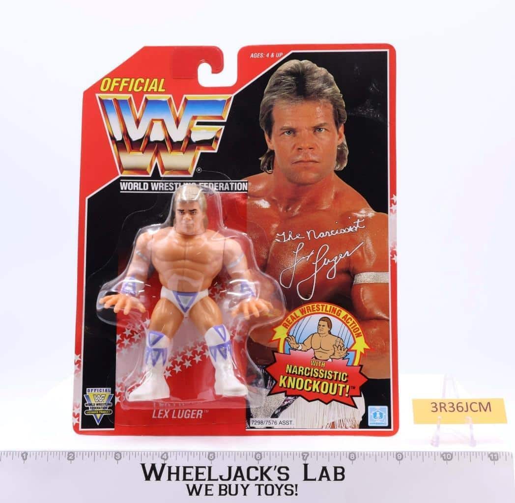 Lex Luger WWF Wrestling Action Figure 1993 Hasbro NEW MOSC SEALED ...