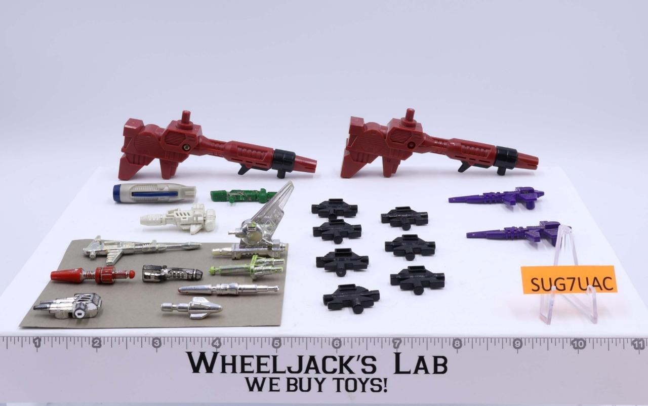 Lot #2 of Accessories Parts Weapons Guns Missiles Vintage G1 ...