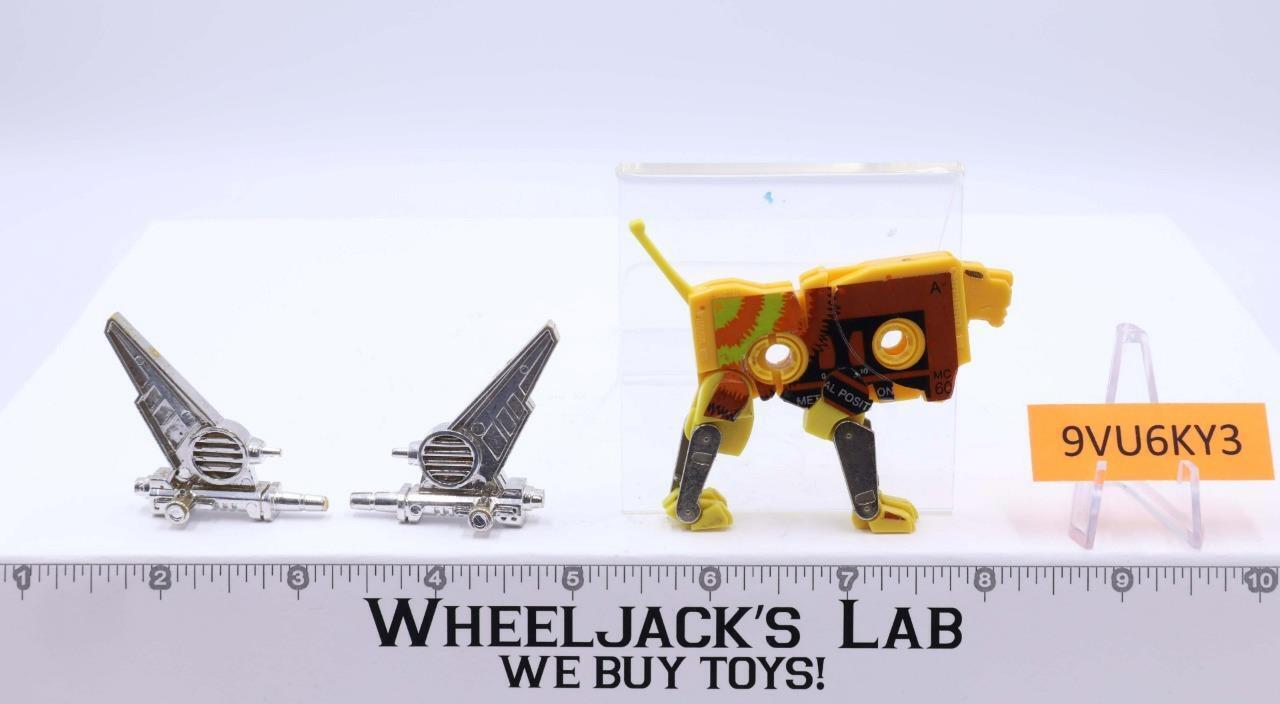 Steeljaw SILVER 100% Complete W/Tech 1986 Vintage G1 Transformers Lion ...