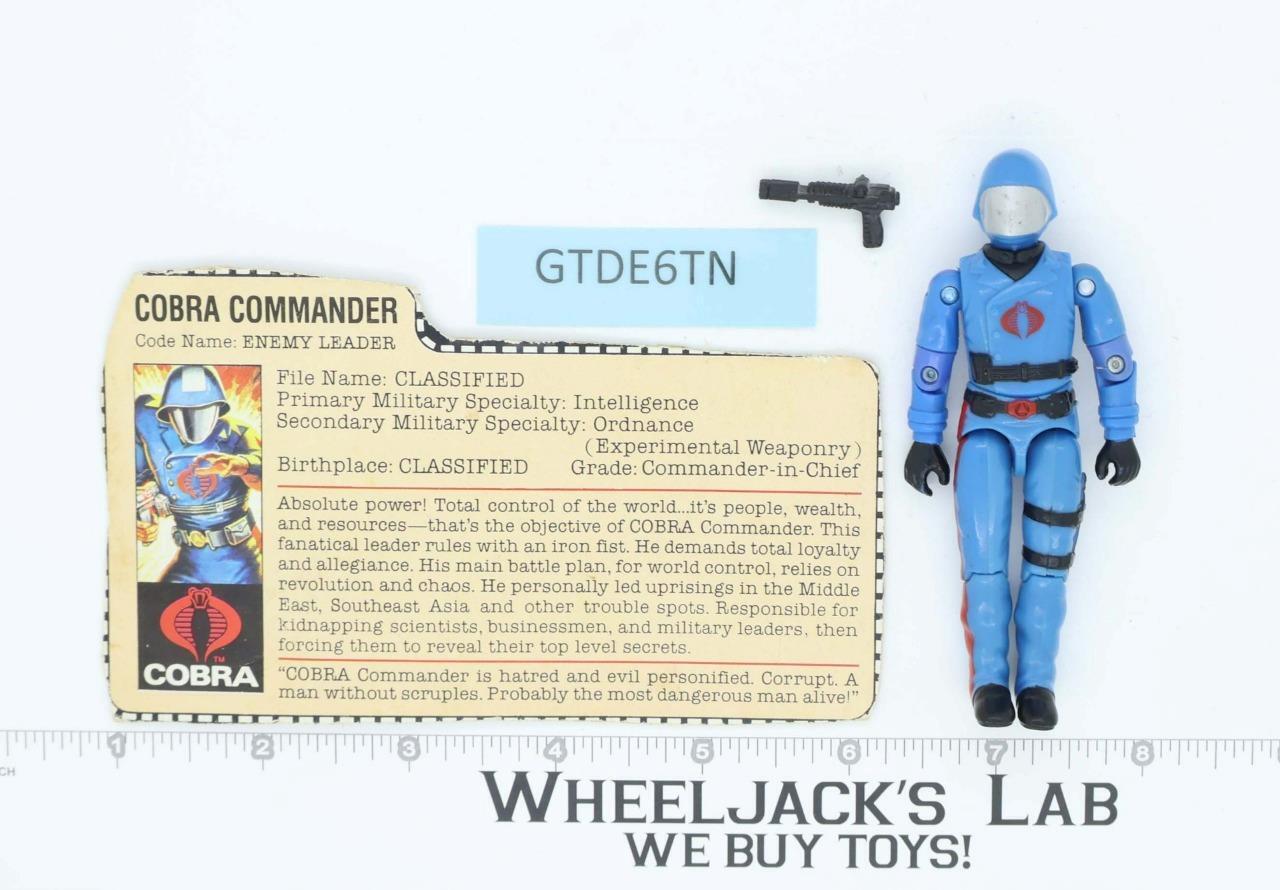 Cobra Commander V1.5 100% Complete G.I. Joe 1983 Hasbro Vintage Action ...