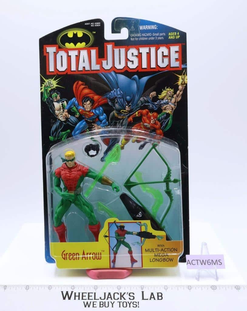 Green Arrow Total Justice Batman 1997 Kenner NEW MOSC Action Figure ...