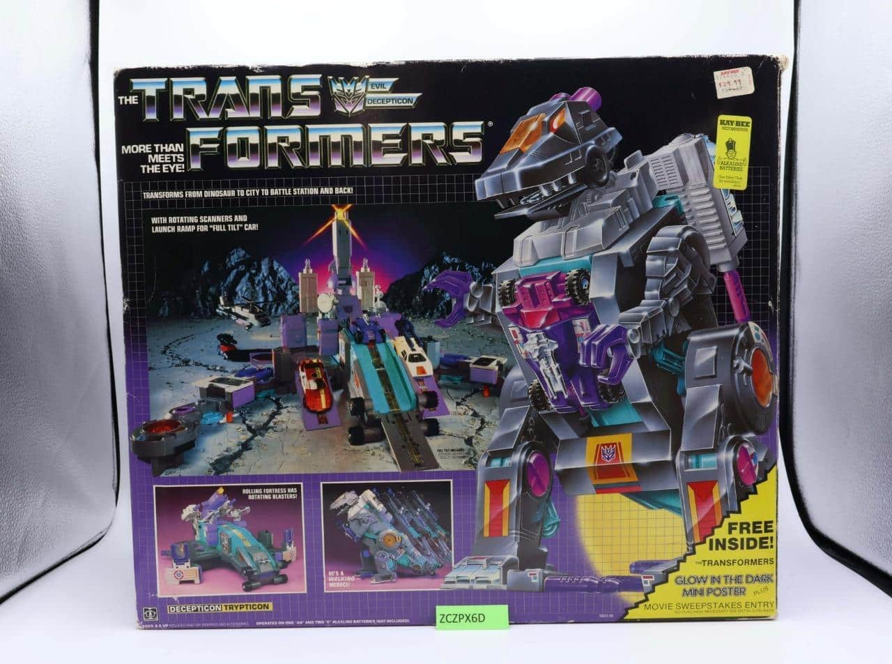 Trypticon 100% Complete W Box 1986 Vintage Hasbro G1 Transformers ...
