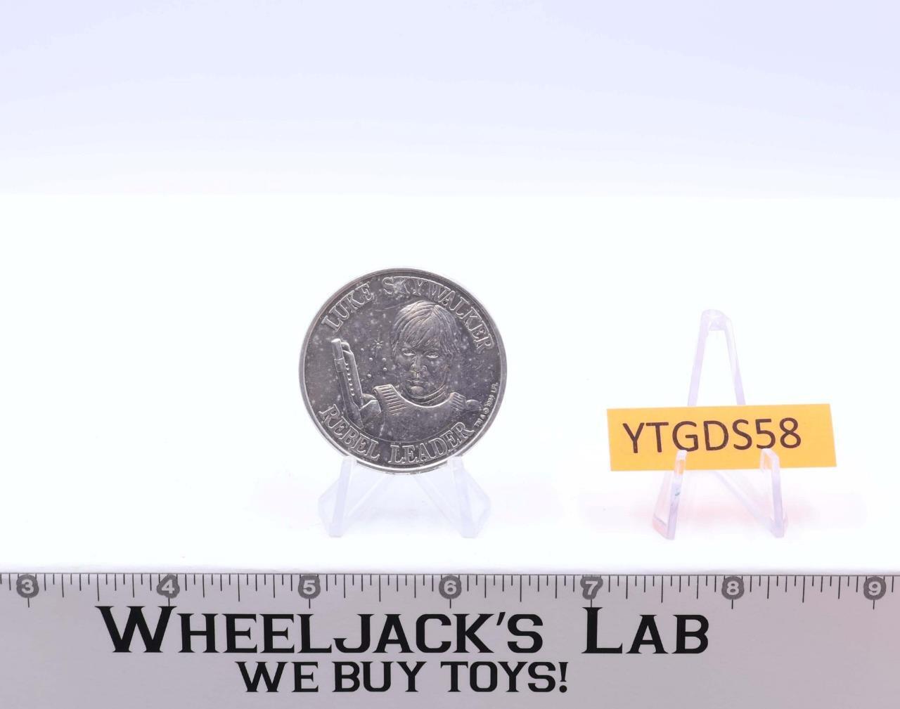 Luke Skywalker Rebel Leader Collectors Coin Last 17 Star Wars POTF 1984 ...