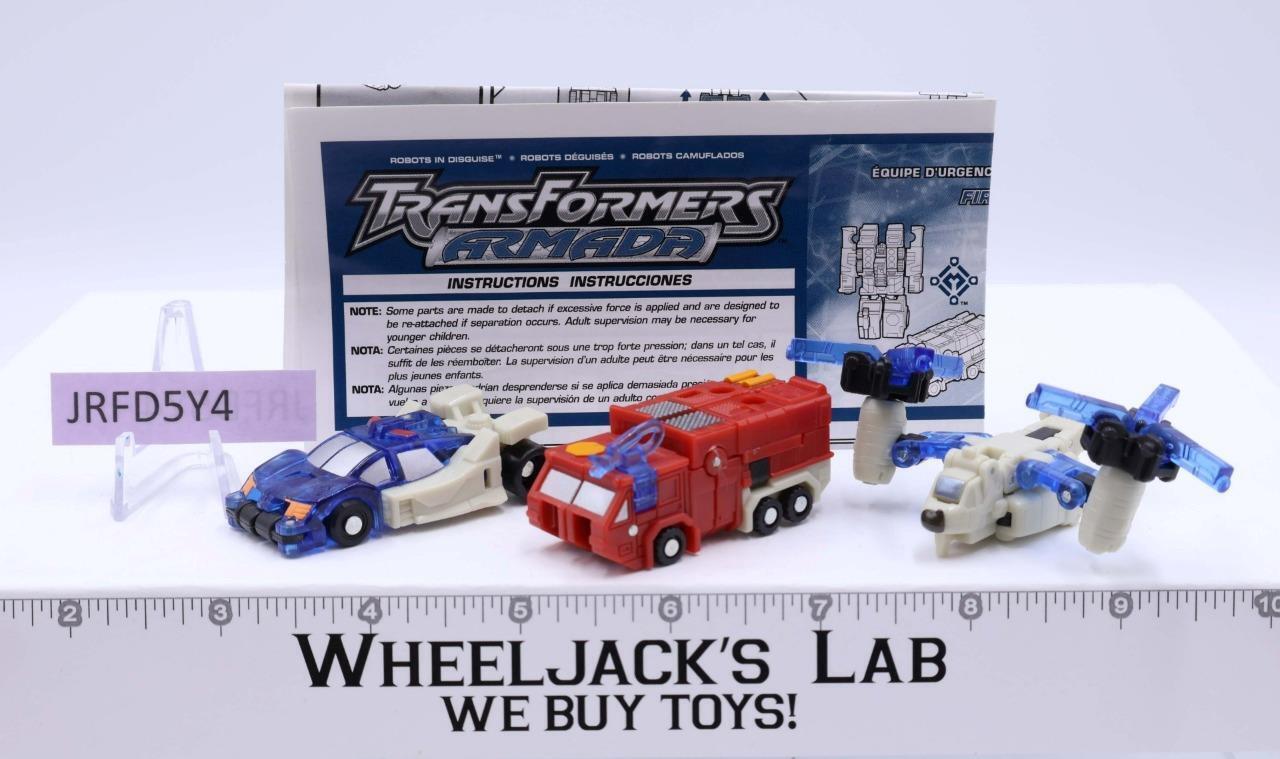 Emergency Mini-con Team 100% Complete Armada 2002 Hasbro Transformers ...