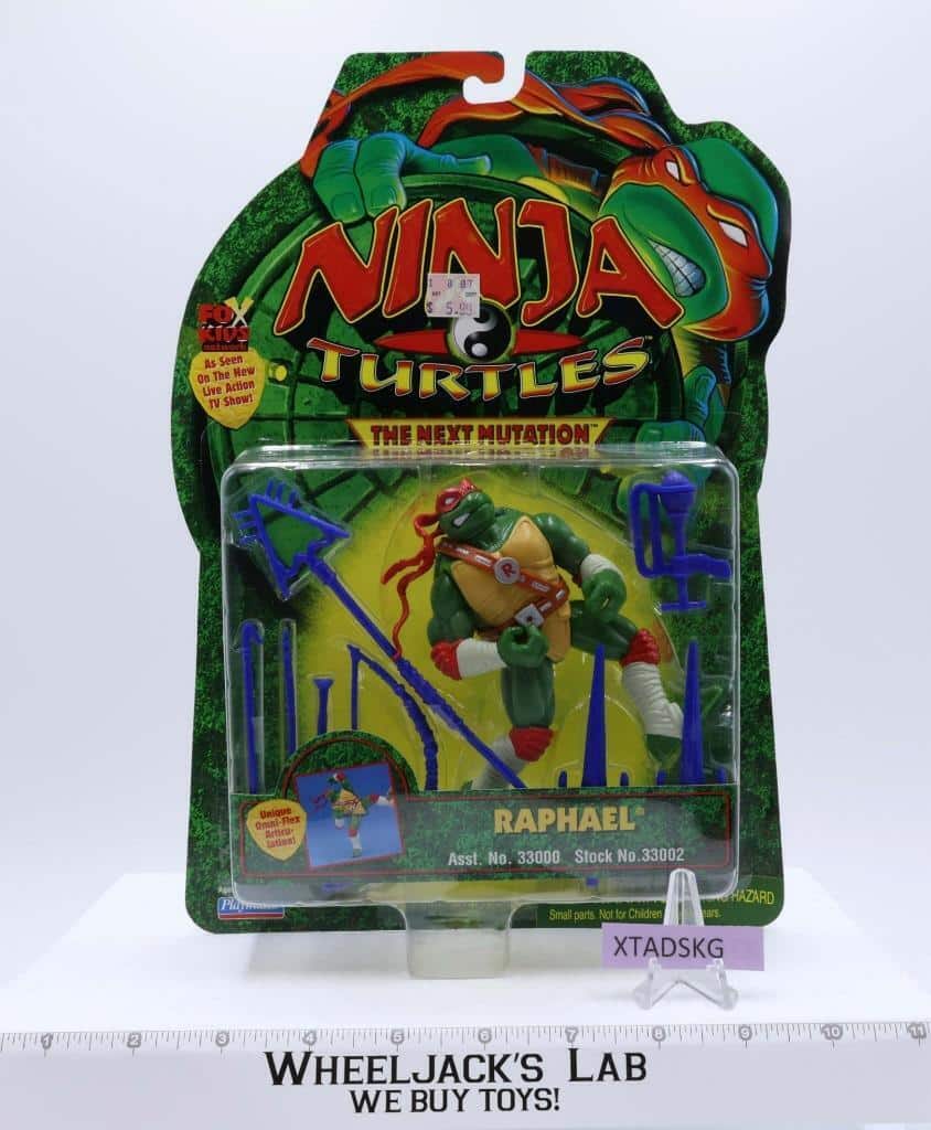 Raphael Teenage Mutant Ninja Turtles TMNT Next Mutation 1997 Playmates ...