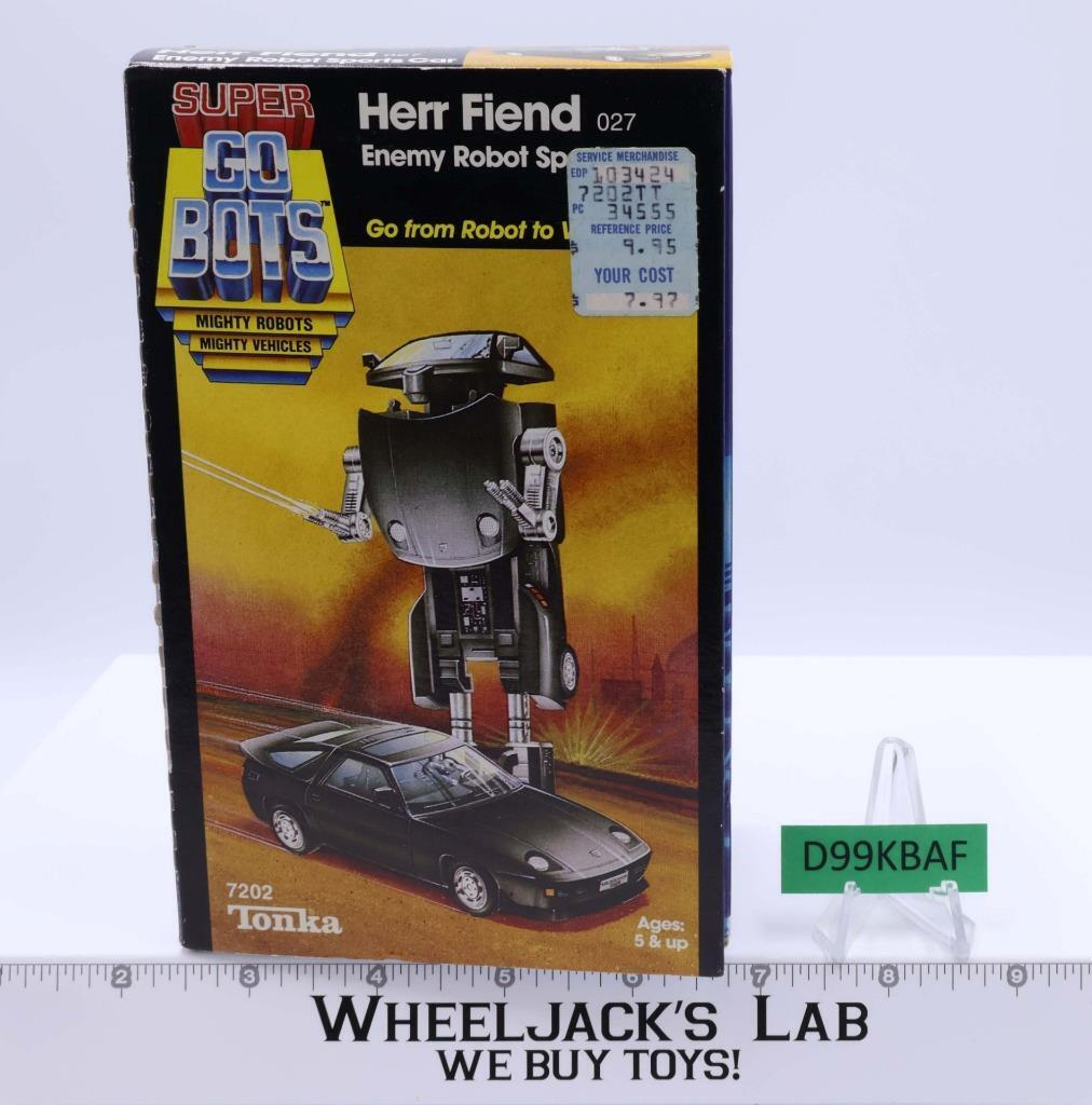 Herr Fiend 100% Complete W/Box 1984 Super Gobots Go-Bots Bandai Tonka - Wheeljack's Lab