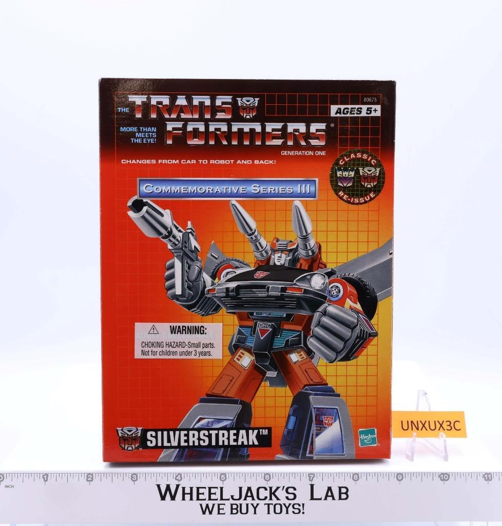 Silverstreak Complete Transformers Reissue Commemorative Series 2003 Hasbro - Wheeljack's Lab