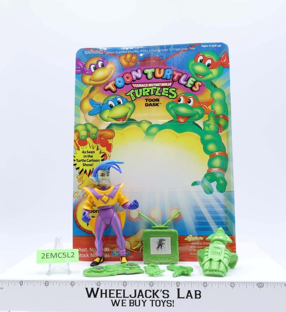 Toon Dask 100% Complete W/Card TMNT 1993 Playmates Action Figure ...