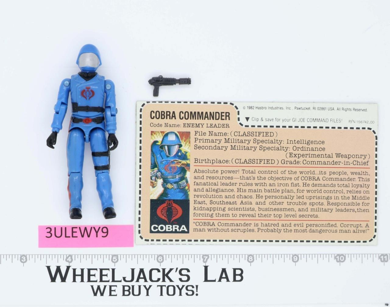 Cobra Commander Mickey Mouse V1 100% Complete G.I. Joe 1982 Hasbro ...