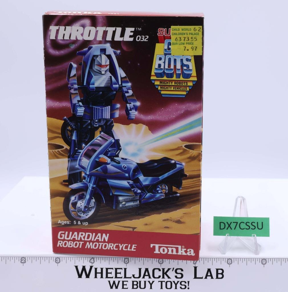 Throttle Guardian 100% Complete W/Box 1985 Super Gobots Go-Bots Bandai ...