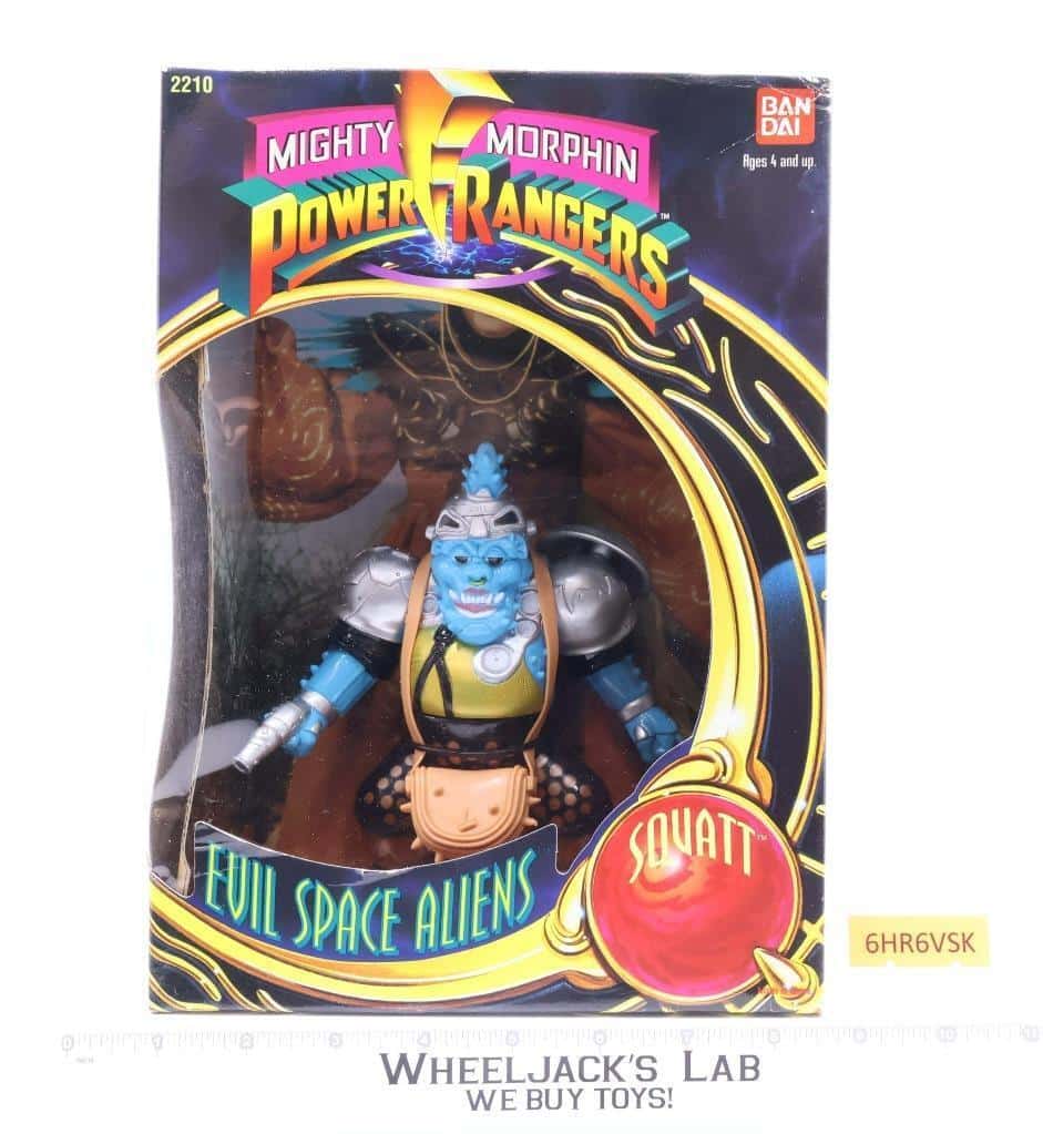 Squatt Mighty Morphin Power Rangers 1994 Bandai Action Figure NEW MISB ...