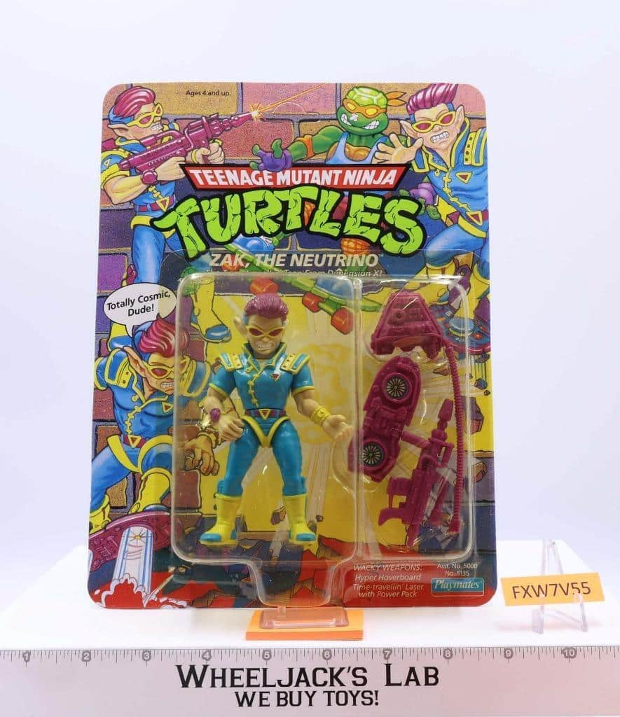 Zak the Neutrino UNPUNCHED NEW 1991 Teenage Mutant Ninja Turtles TMNT ...