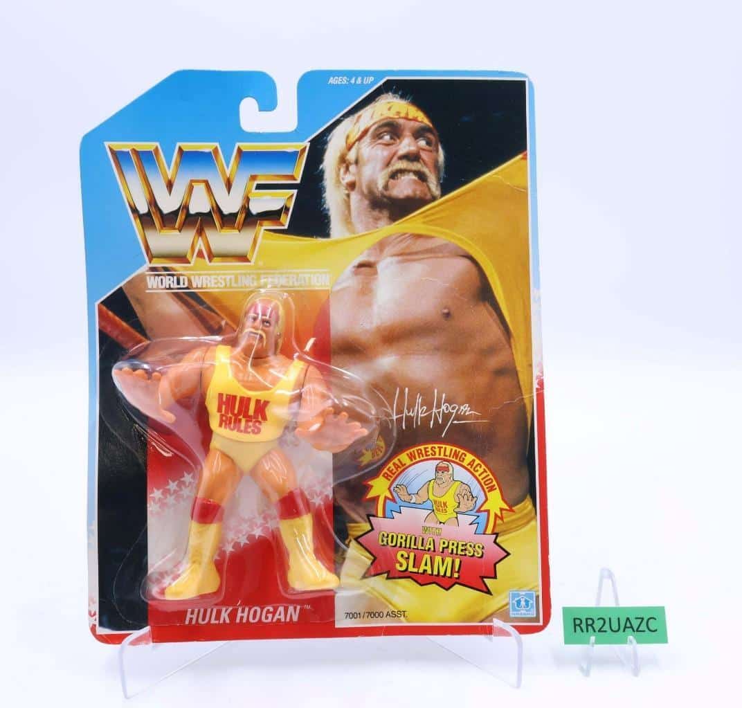 Hulk Hogan WWF Wrestling 1990 Hasbro Vintage Action Figure NEW MOSC ...