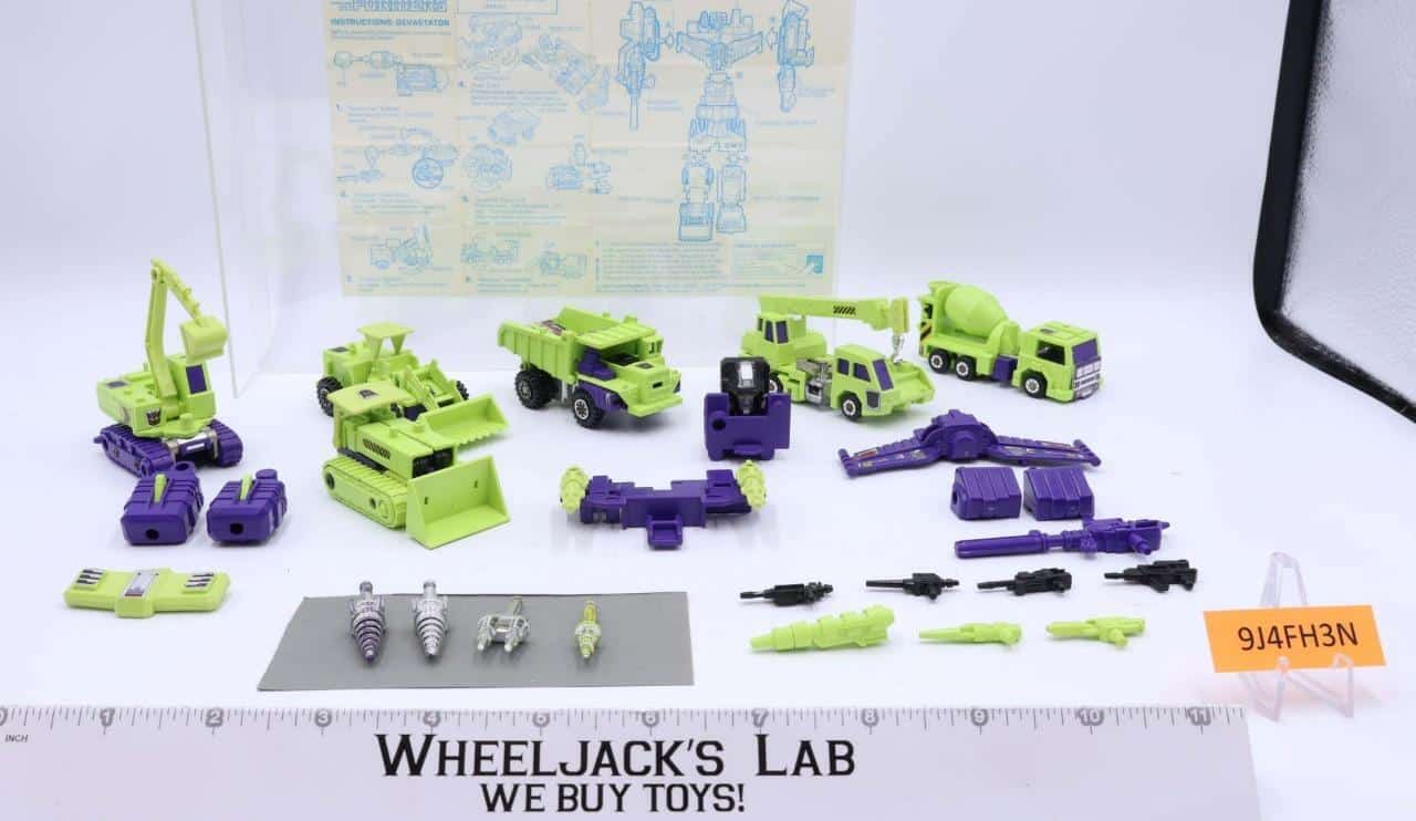Devastator 100% Complete Vintage 1985 G1 Transformers Hasbro Action ...