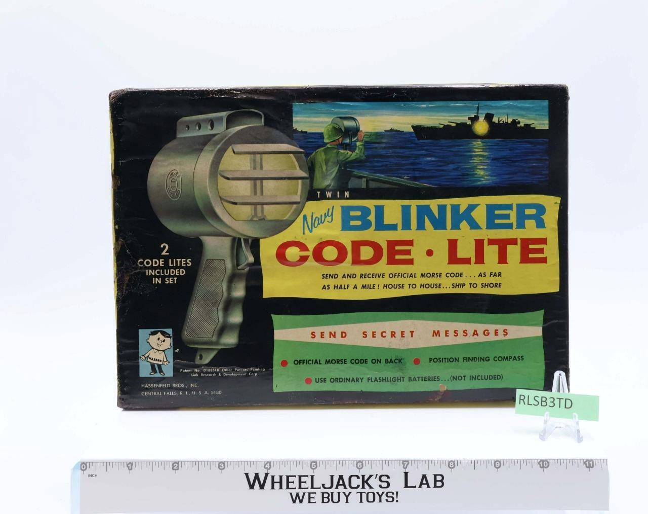Twin Navy Blinker Code Lite Morse Code 1960's Hasbro - Wheeljack's Lab