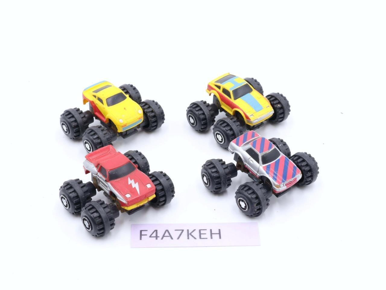 Lot of 4 Monster Trucks 1988-89 Vintage Galoob Micro Machines ...