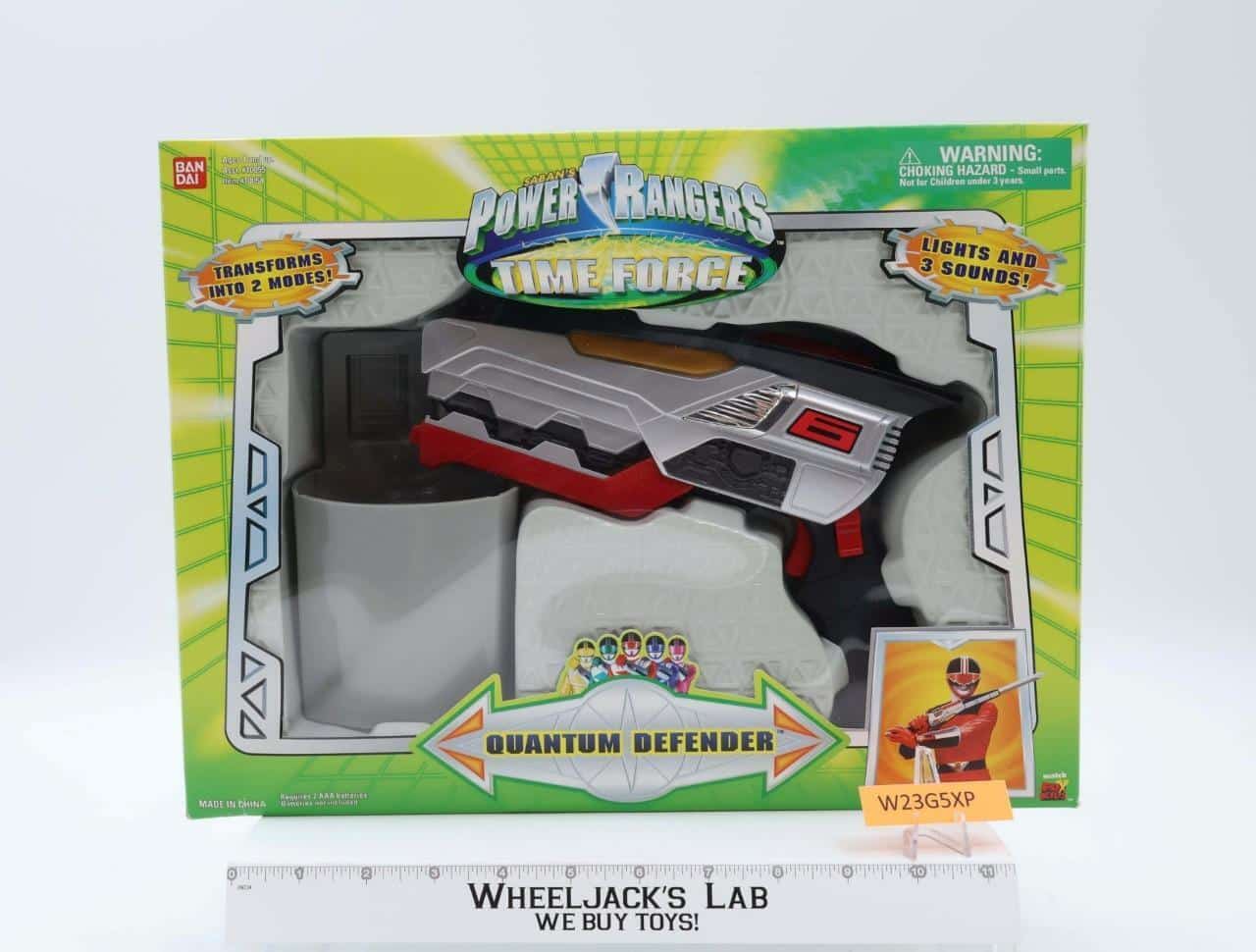 Quantum Defender WORKS Complete Power Rangers Time Force 2001 Bandai ...