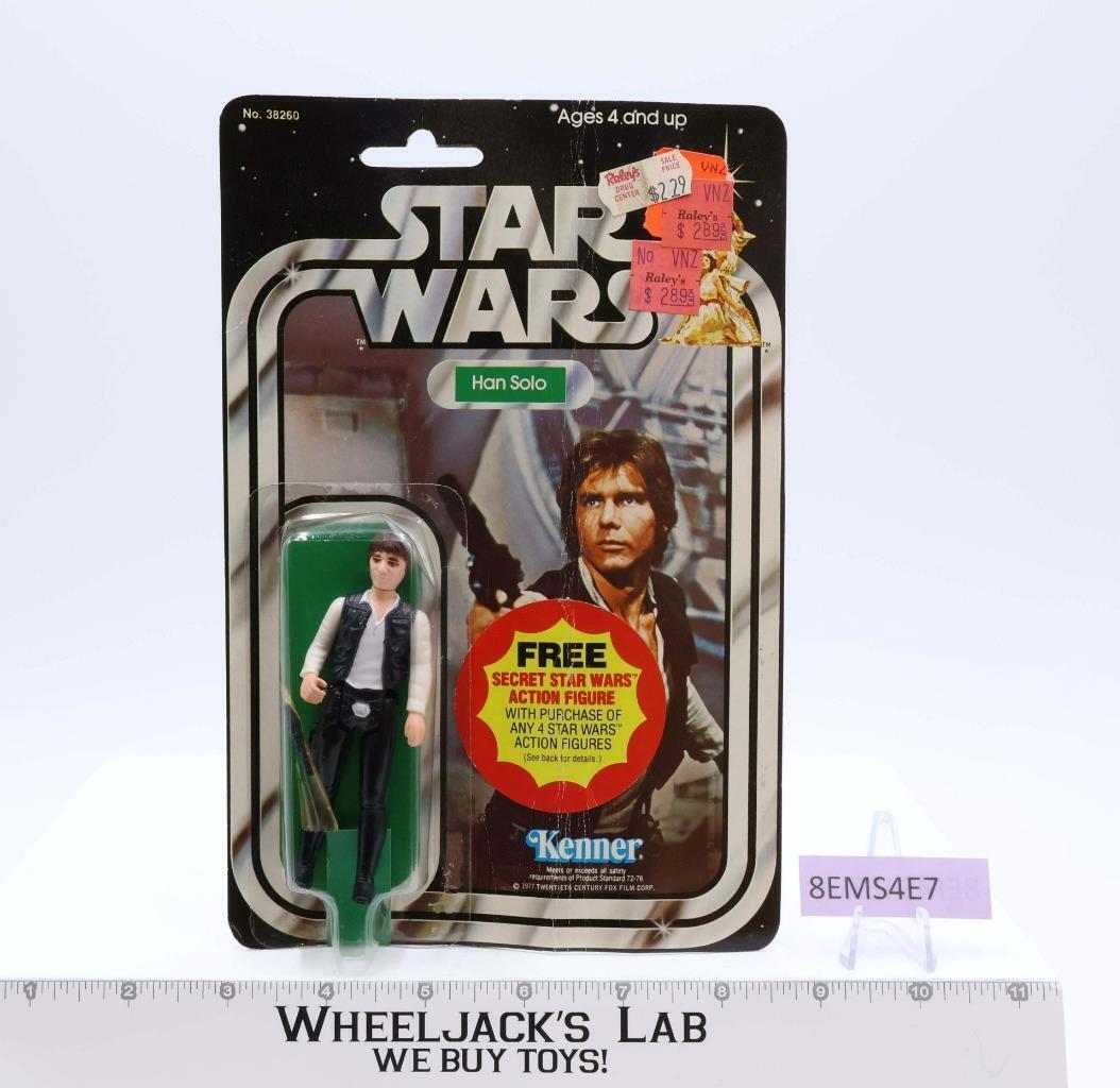 Han Solo Big Head 21 Back Star Wars 1979 Kenner Action Figure NEW MOSC ...