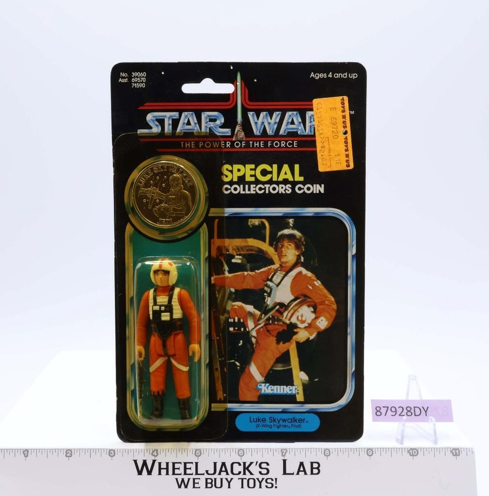 Luke Skywalker X-Wing Pilot 92 Back Star Wars POTF 1984 Kenner NEW MOSC ...