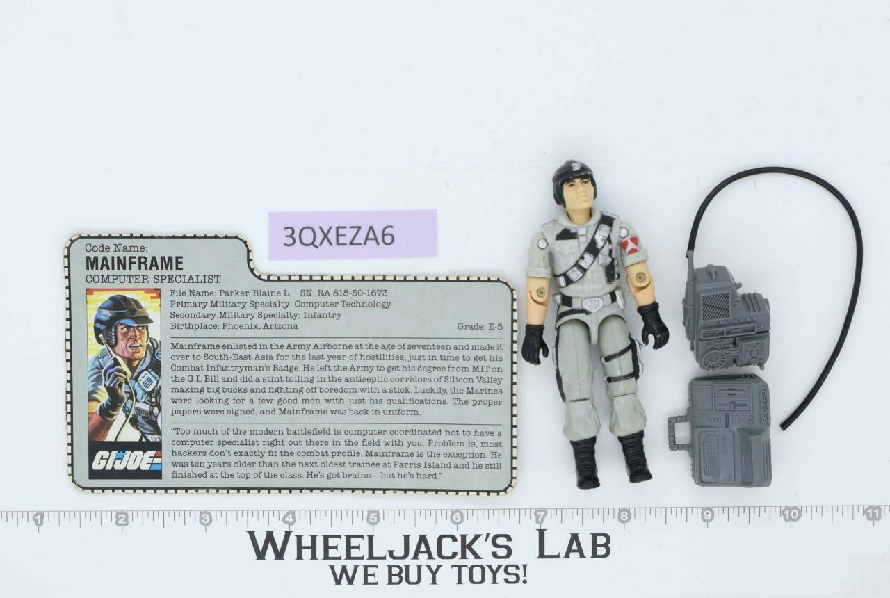 Mainframe V1 G.I. Joe 1986 Hasbro Vintage Action Figure - Wheeljack's Lab