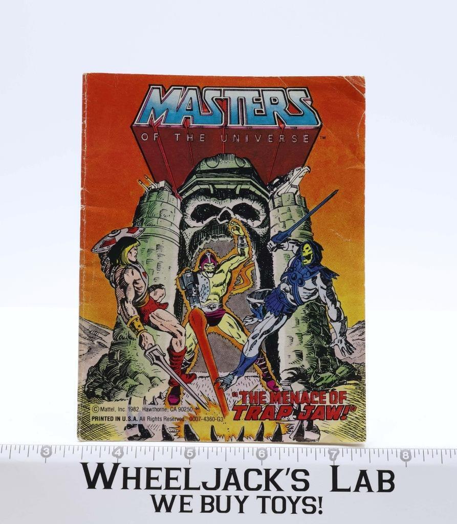 The Menace of Trap Jaw! Mini Comic Book MOTU Masters of the Universe Mattel 1984 - Wheeljack's Lab