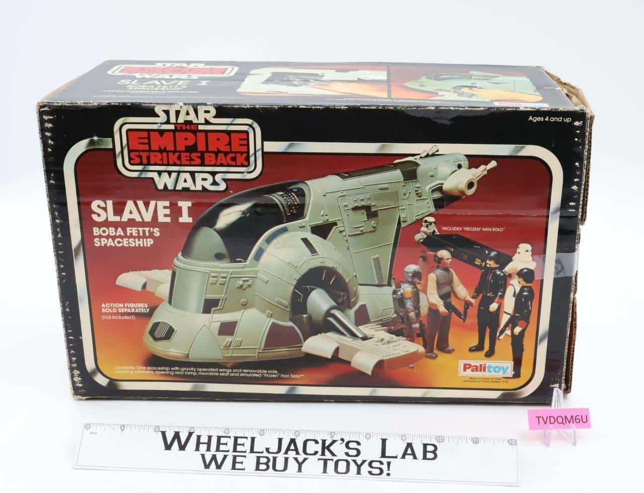 Boba Fett's Slave 1 100% Complete W/Box EUROPEAN Star Wars 1981 Palitoy ...