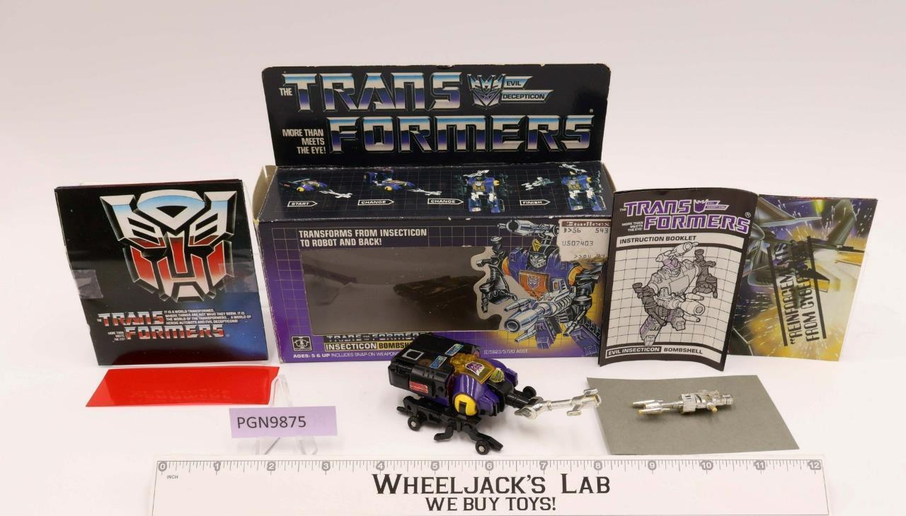 Bombshell 100% Complete W/BOX 1985 Vintage Hasbro G1 Transformers ...