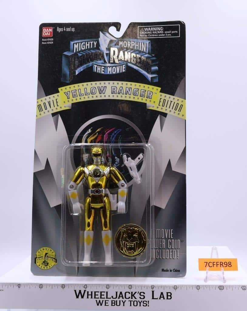 Mighty Morphin Yellow Ranger Power Rangers The Movie 1995 Bandai NEW ...