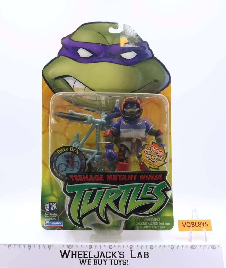 Biker Don Teenage Mutant Ninja Turtles TMNT 2003 Playmates MOSC NEW ...
