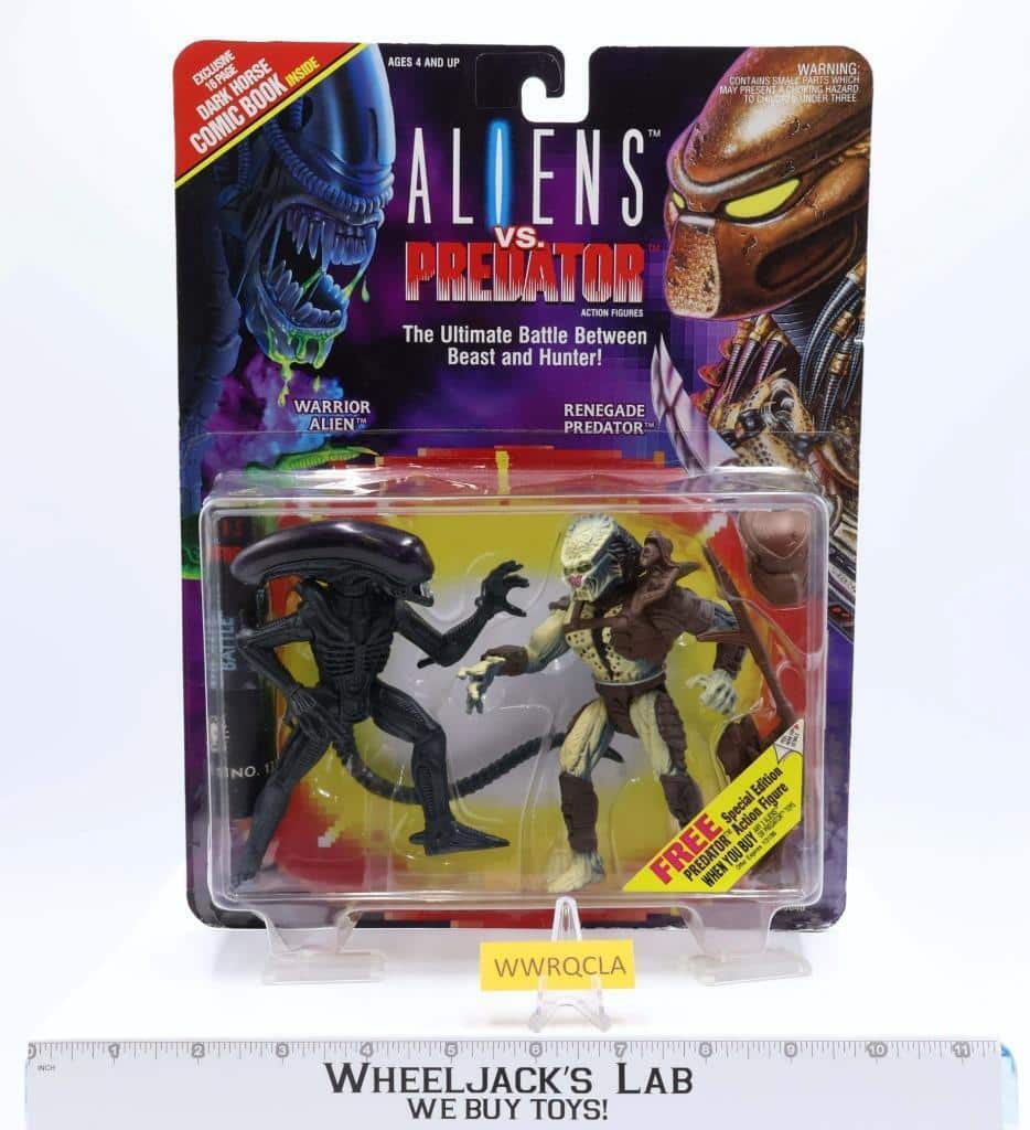 Renegade Predator vs Warrior Alien 1993 Aliens Kenner Action Figure Set ...