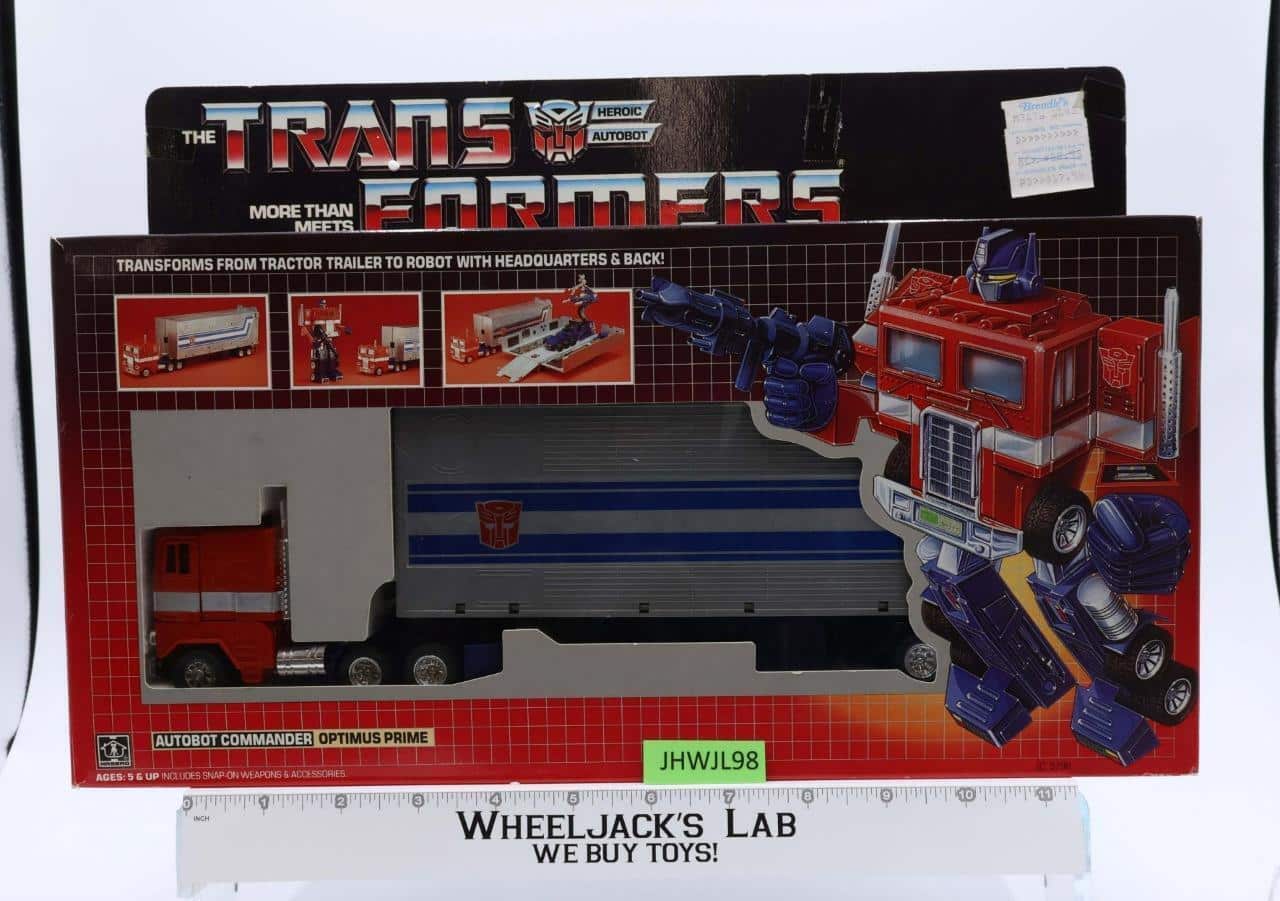 Optimus Prime #5 W/Box NICE FIGURE 100% Complete 1985 Vintage G1 ...
