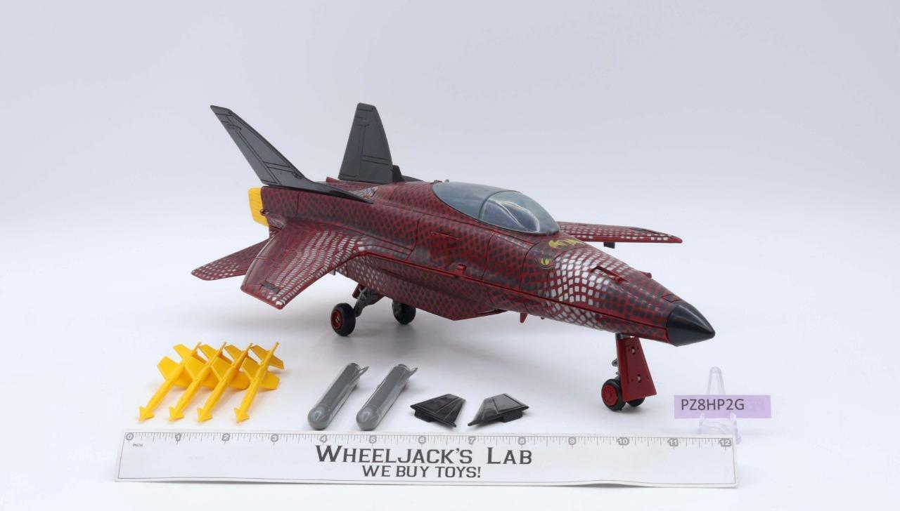 Python Conquest X-30 Jet 100% Complete GI Joe 1989 Hasbro Action Figure ...