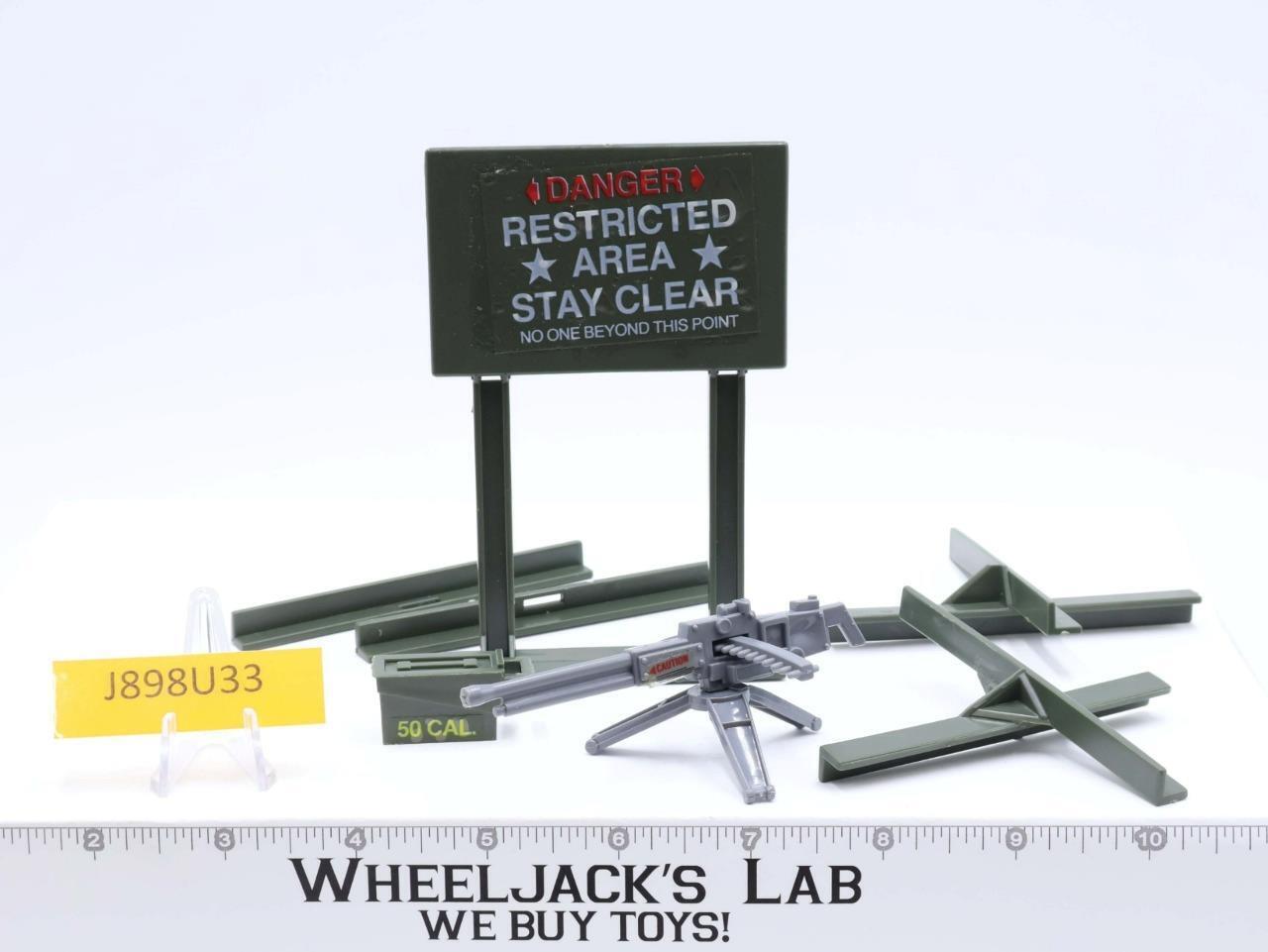 Machine Gun Defense Unit GI Joe 1984 Hasbro Action Figure Playset ...