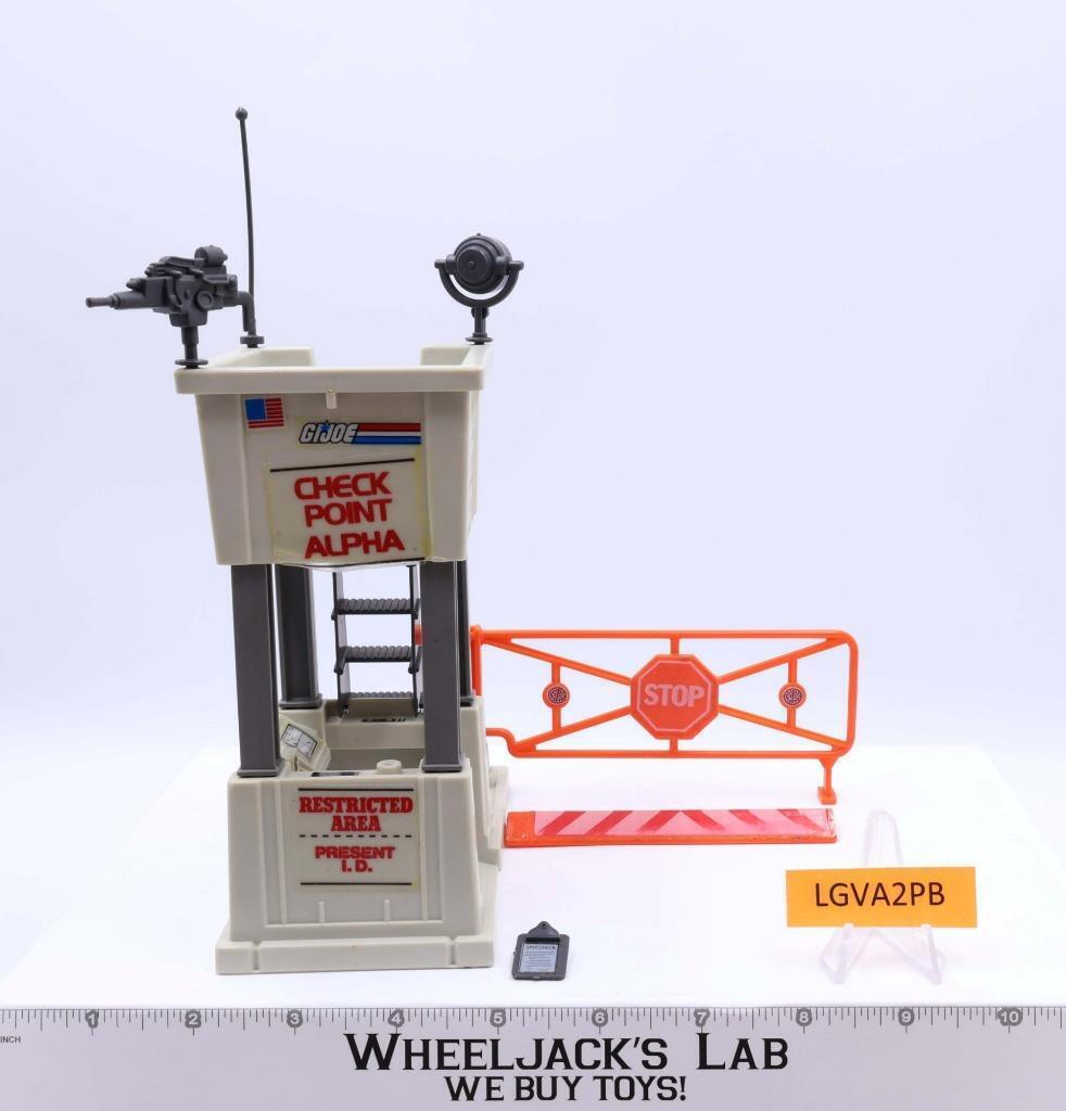 Check Point Alpha Battle Station Complete G.I. Joe 1985 Hasbro Action ...