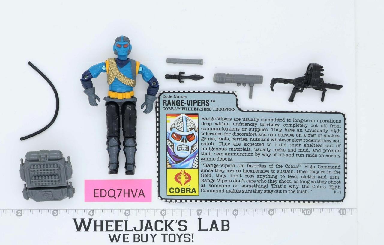 Range-Vipers V1 100% Complete 1990 G.I. Joe Hasbro Vintage Action ...