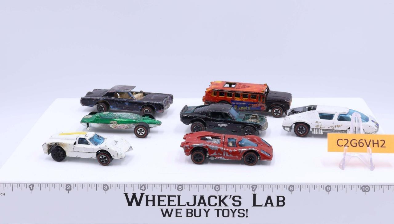 Lot of 7 Redline Vehicles/Trucks/Cars by Hotwheels Vintage 1960s/70s ...