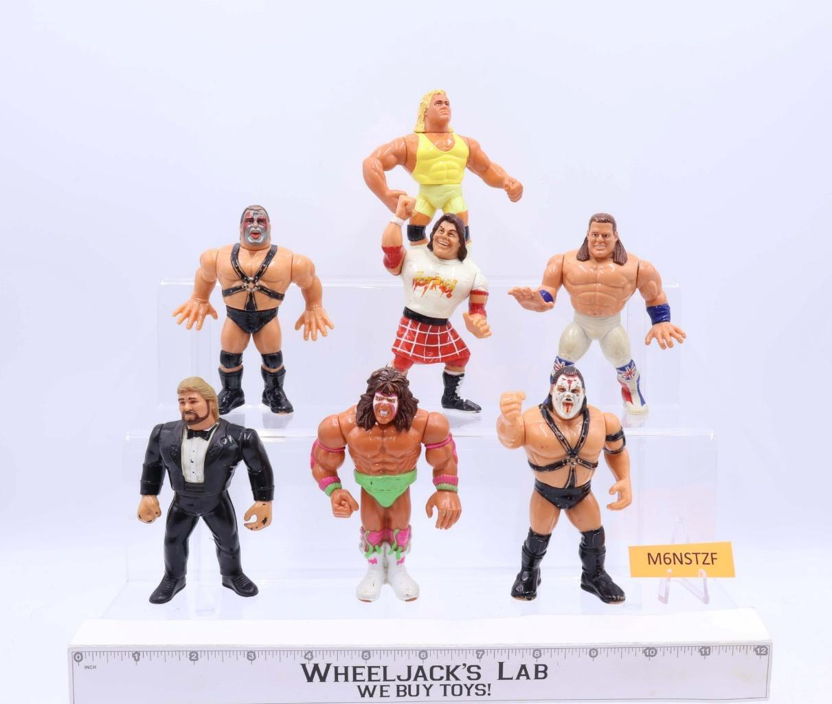 Lot of 7 1980's WWF Hasbro Titan Sports 5" Vintage Wrestling Action ...