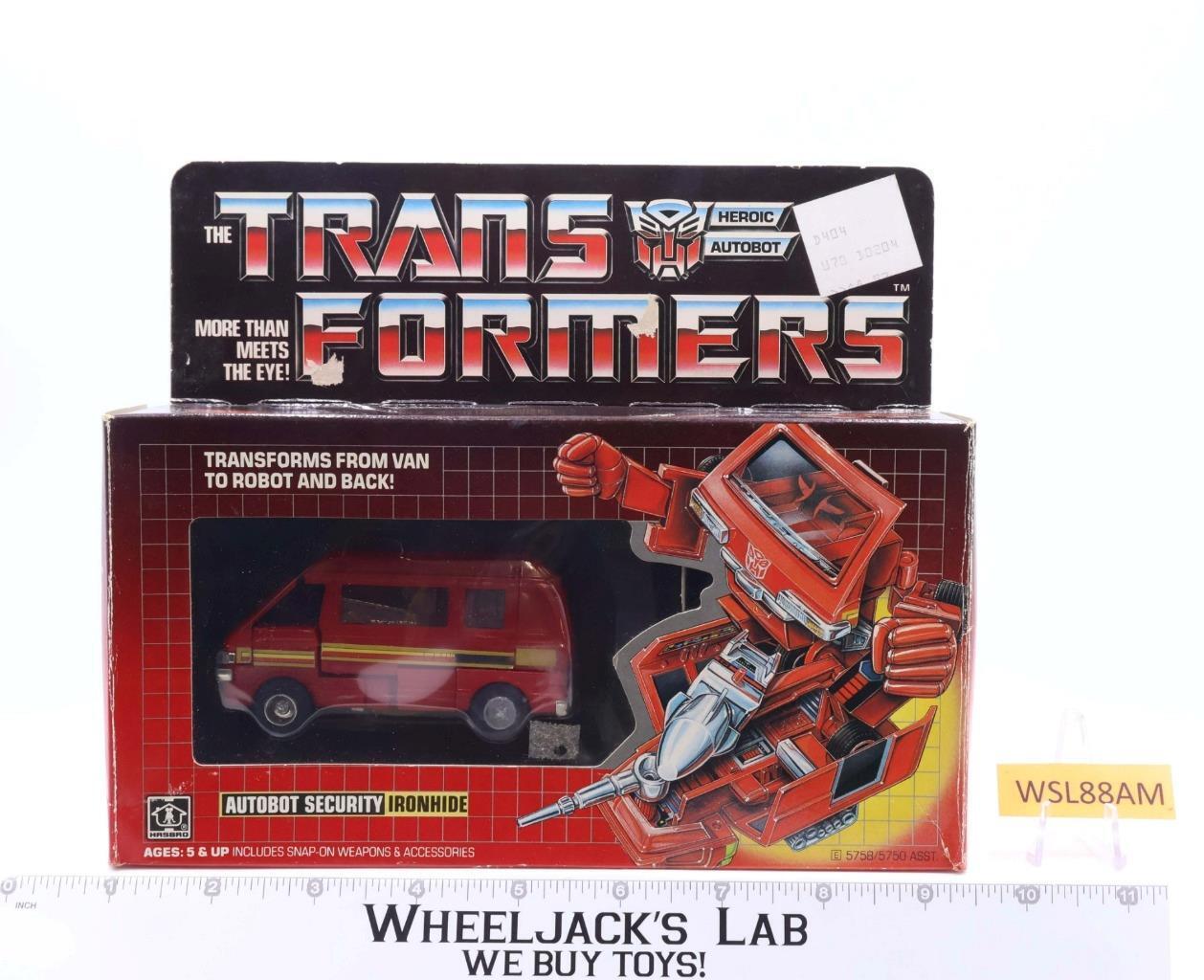 Ironhide 100% Complete Boxed 1984 Vintage Hasbro Action Figure G1 ...