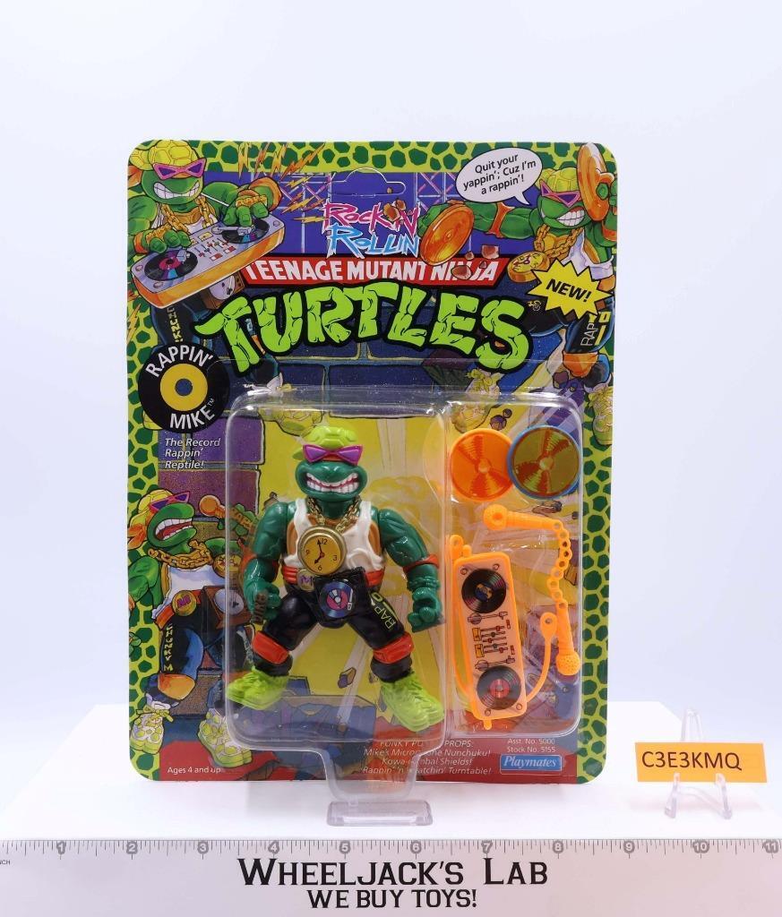 Rappin' Mike UNPUNCHED NEW MOSC 1991 Teenage Mutant Ninja Turtles ...