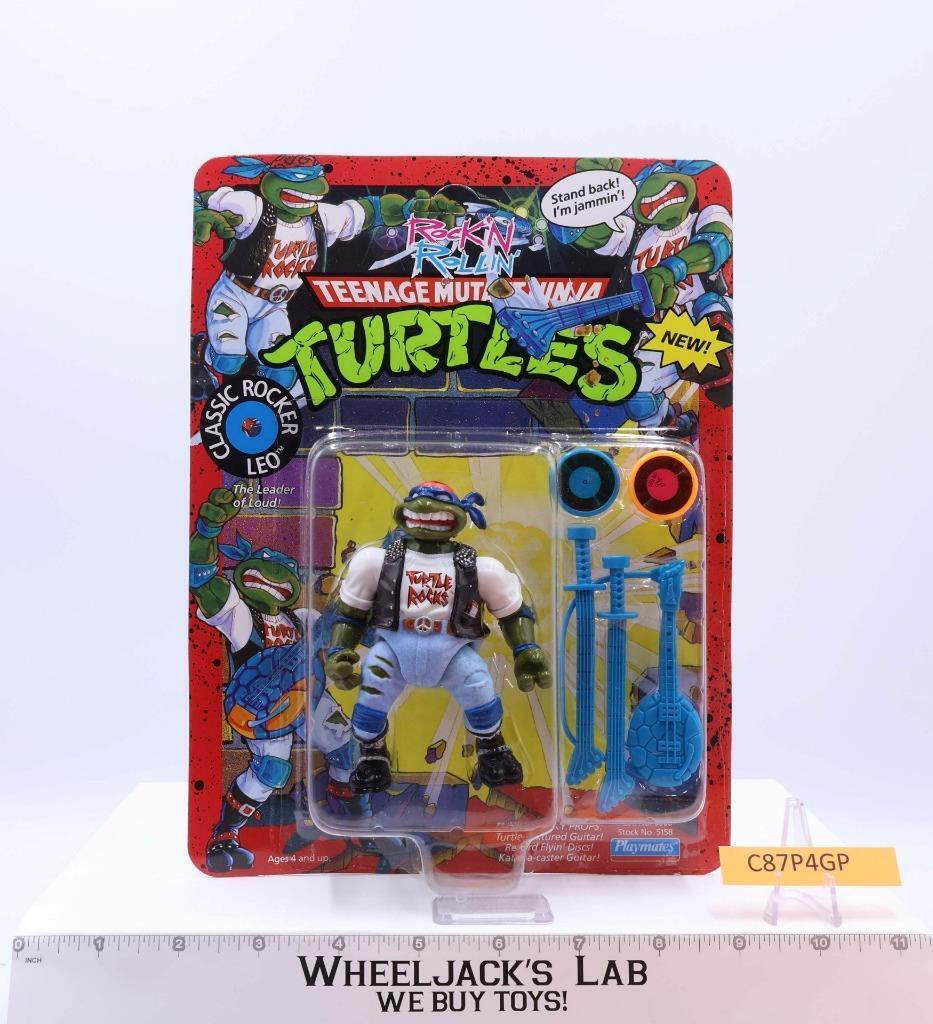 Rock N Roll Classic Rocker Leo Rock'n Rollin' TMNT 1991 Playmates MOSC ...