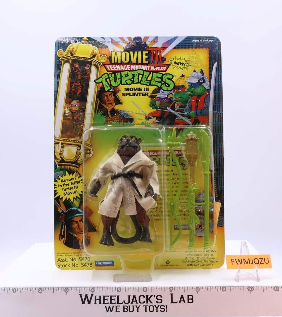Splinter Movie III Teenage Mutant Ninja Turtles TMNT 1992 Playmates ...