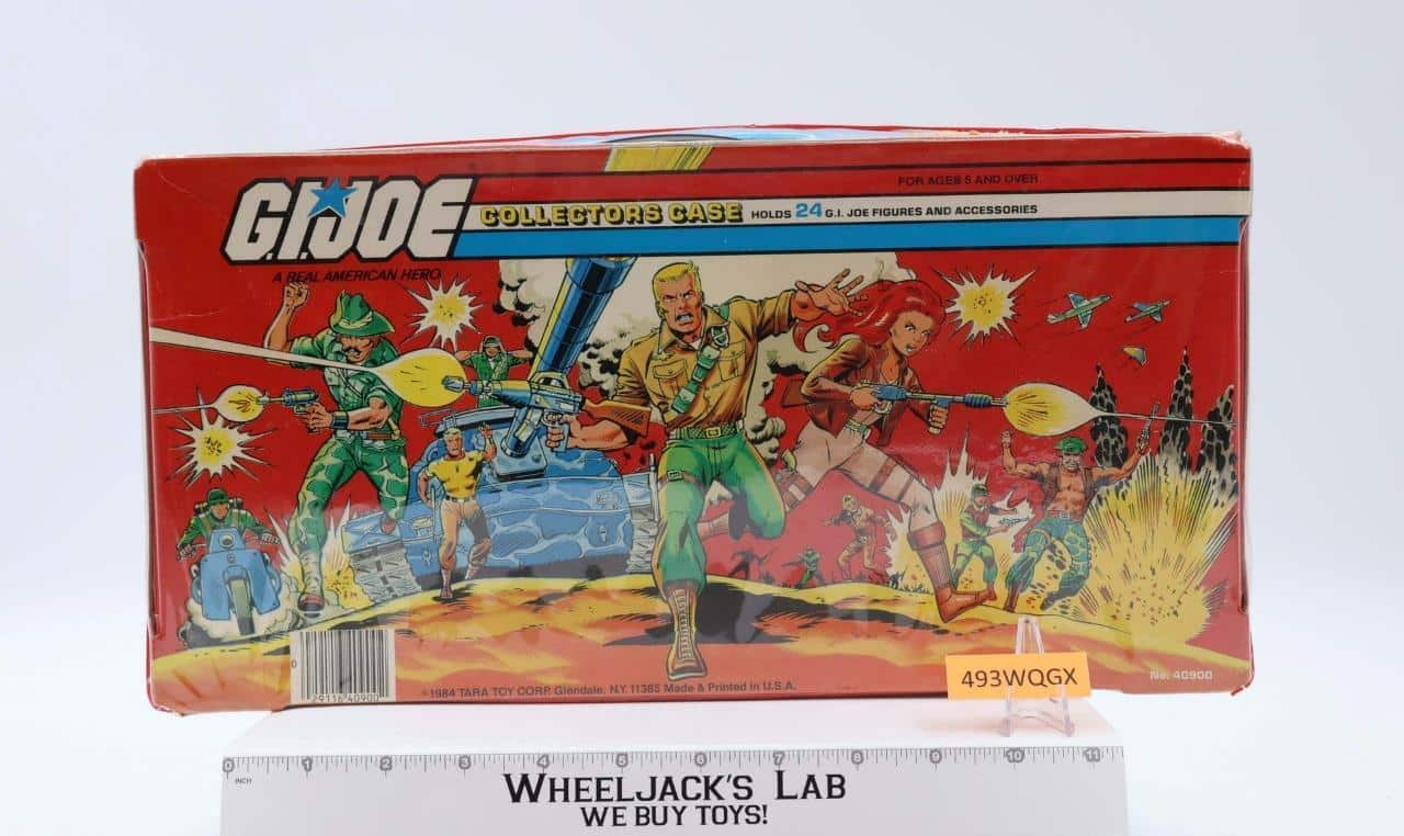 GI Joe Collectors Case 24 Action Figures W/TRAYS 1984 Tara Toy ...