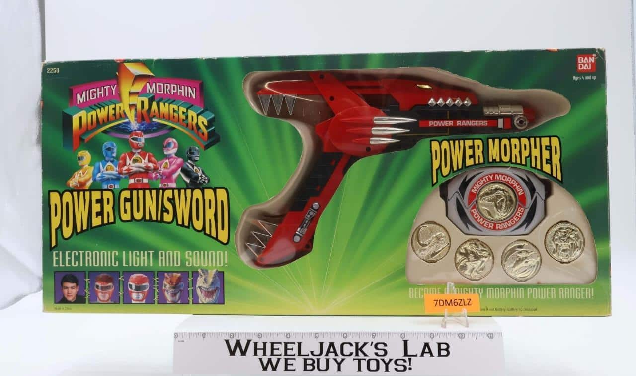 Power Gun/Sword + Power Morpher Mighty Morphin Power Rangers 1993 ...