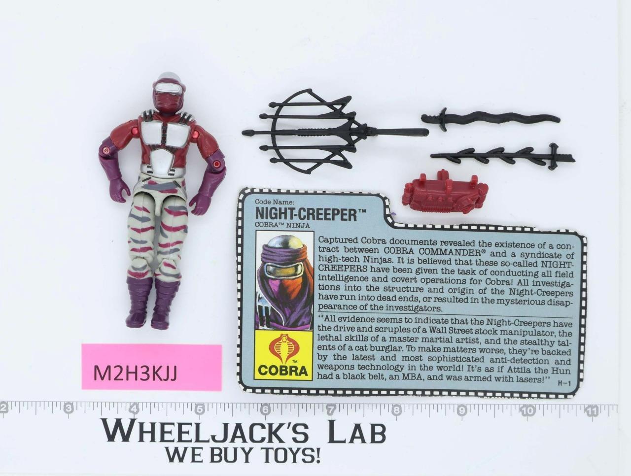 Night Creeper V1 100% Complete G.I. Joe 1990 Hasbro Vintage Action ...