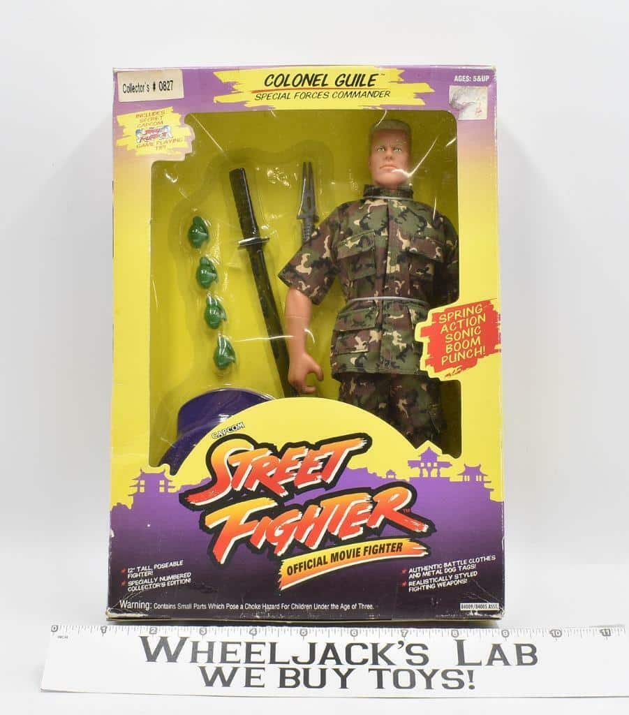 Colonel Guile Special Forces Commander Street Fighter Hasbro 1993 MISB ...