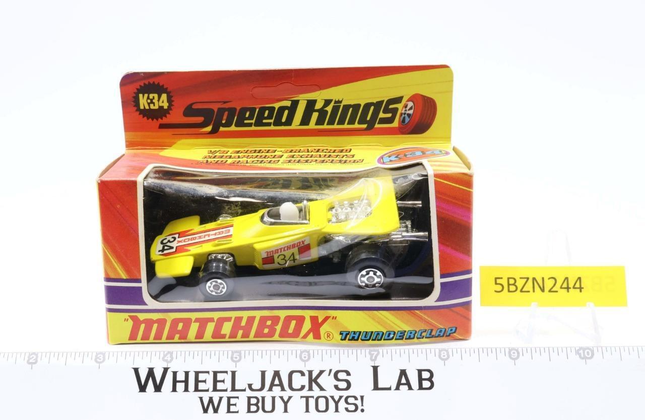 Speed Kings K-34 Thunderclap NEW Matchbox 1971 Vintage - Wheeljack's Lab