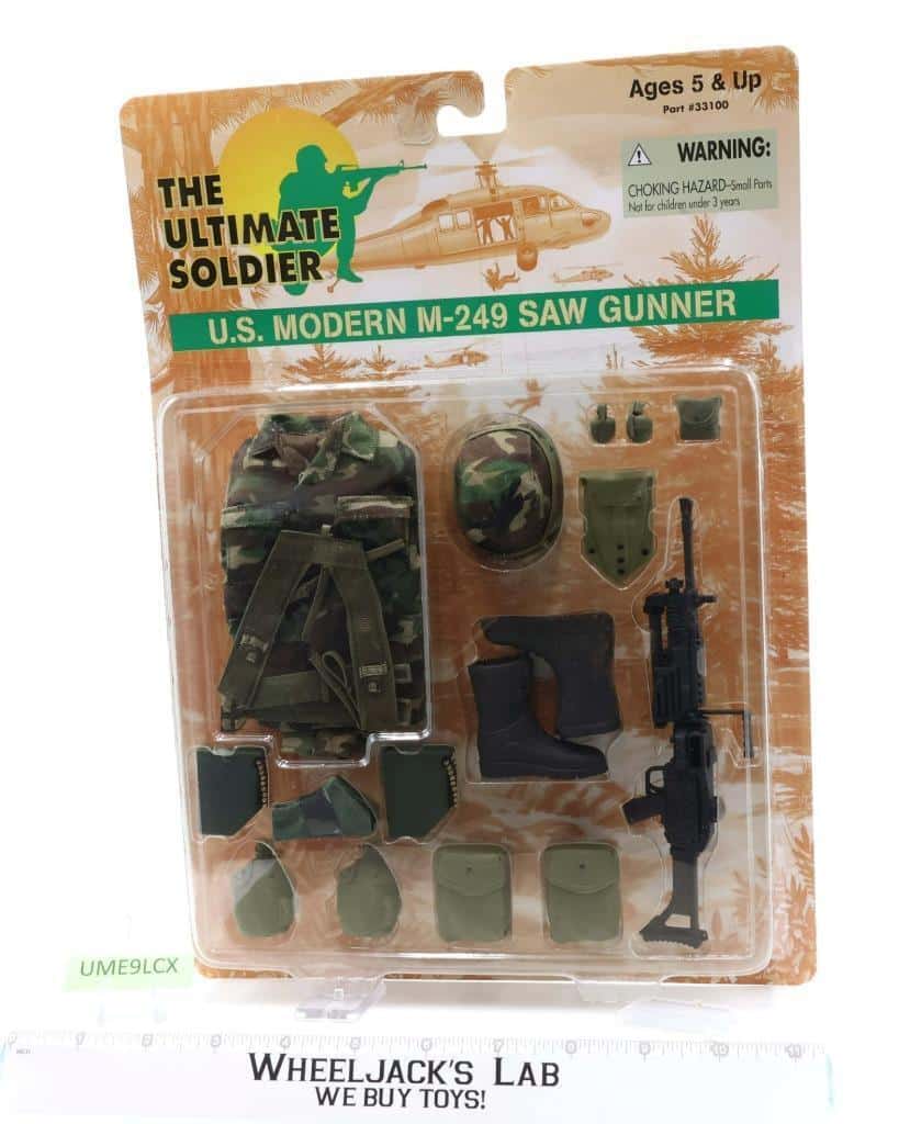 U.S. Modern M-249 Saw Gunner The Ultimate Soldier 21st Century Toys ...