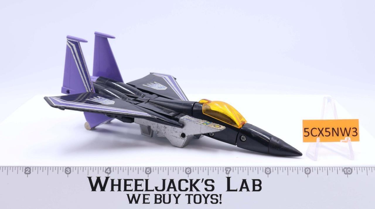Skywarp 1984 Vintage G1 Transformers F-15 Fighter Hasbro Action Figure ...