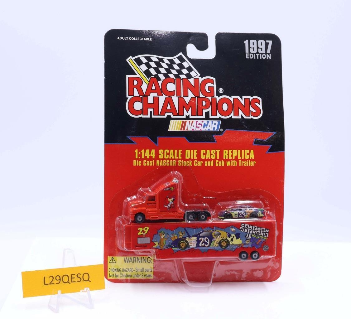 NASCAR Stock Car & Cab W/Trailer Cartoon Network 1997 Edition Die Cast ...