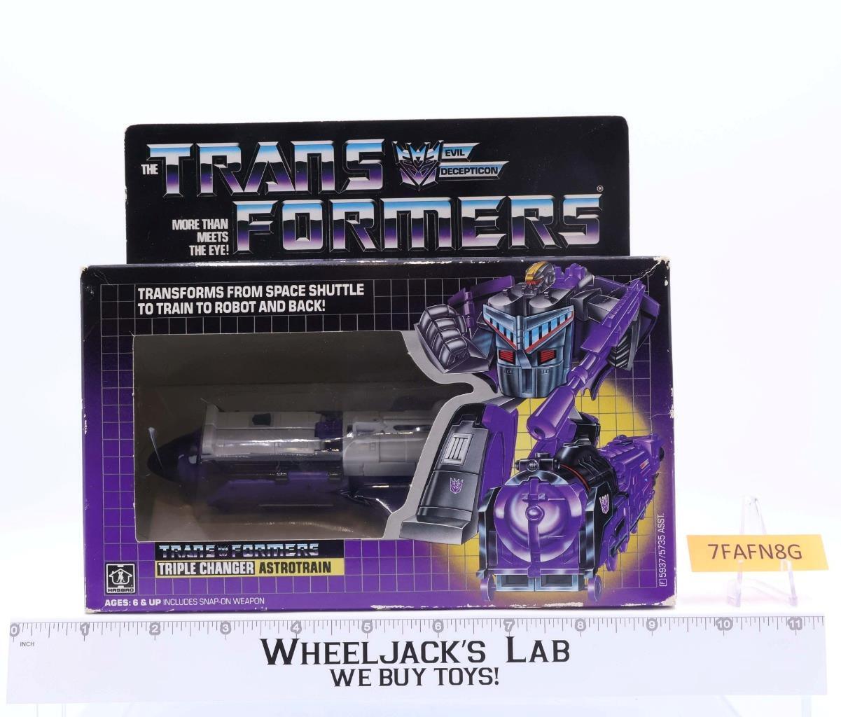 Astrotrain G1 Transformers 1985 Hasbro Action Figure NEW MISB SEALED ...